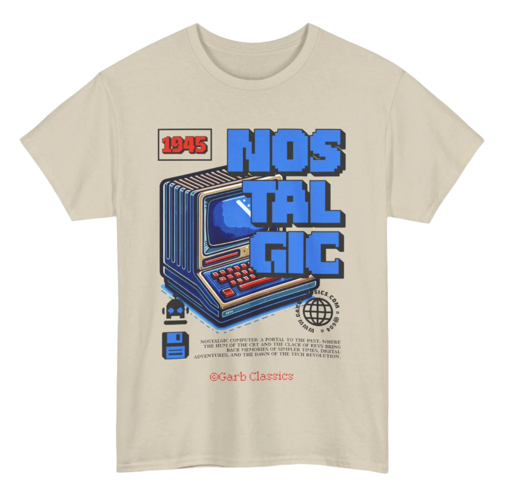 Nostalgic Computer Tee – Garb Classics